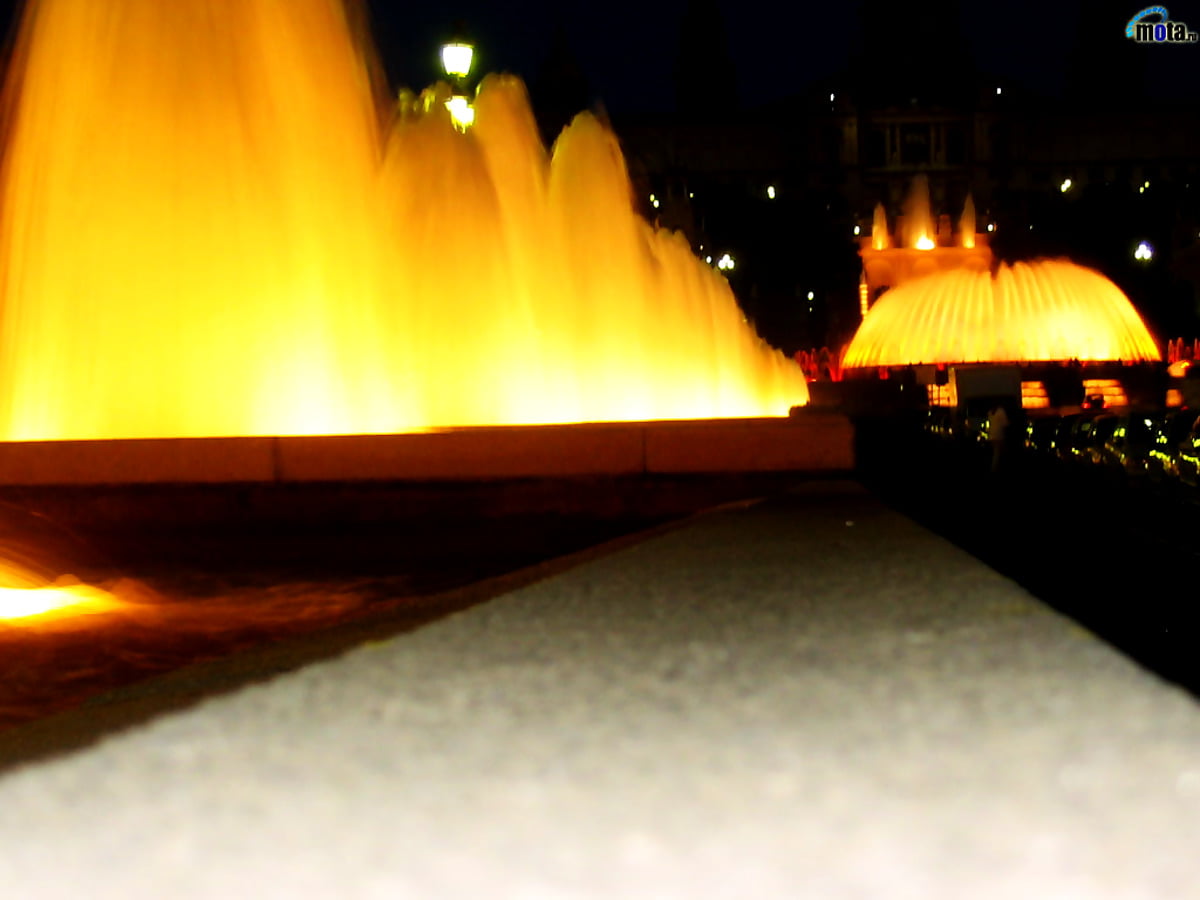 Luce, Fontana, Illuminazione - sfondo | Sfondi Gratis