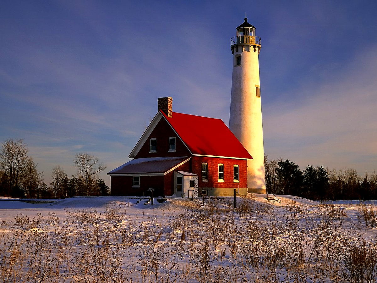 Faro, Tawas Point Light, Michigan - sfondo fighissimo | Sfondi Gratis