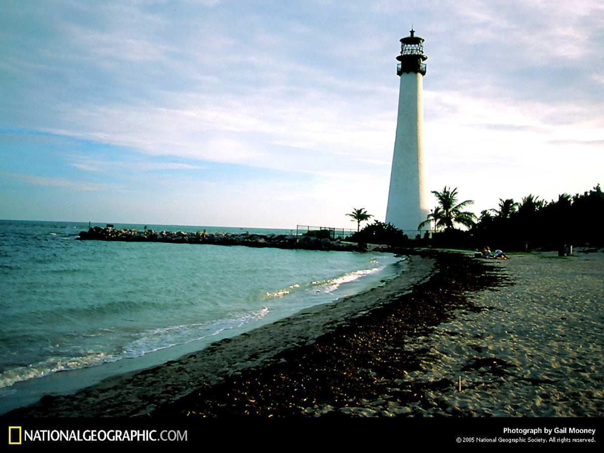 Sfondo Faro, Bill Baggs Cape Florida State Park, Key Biscayne ...
