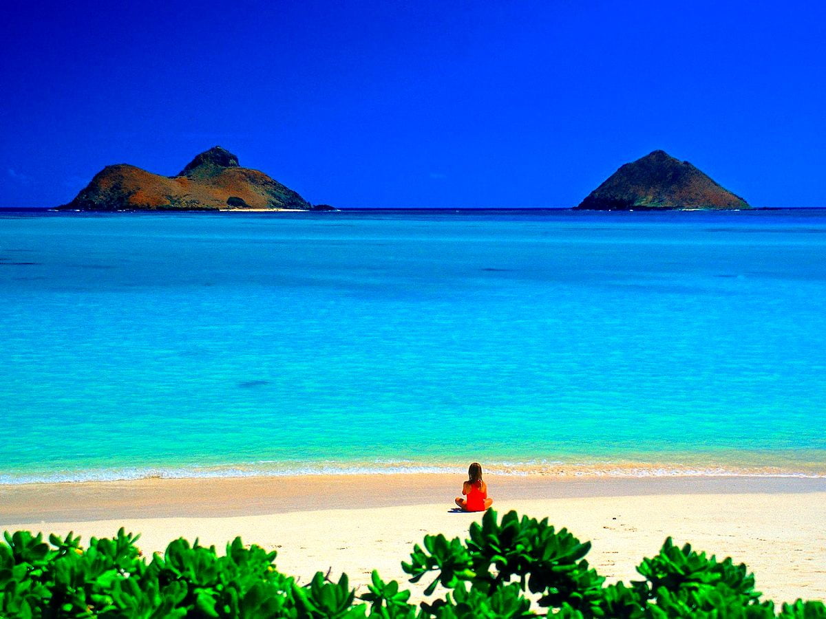 Sfondo Spiaggia Di Lanikai, Isole, Kailua | TOP Immagini