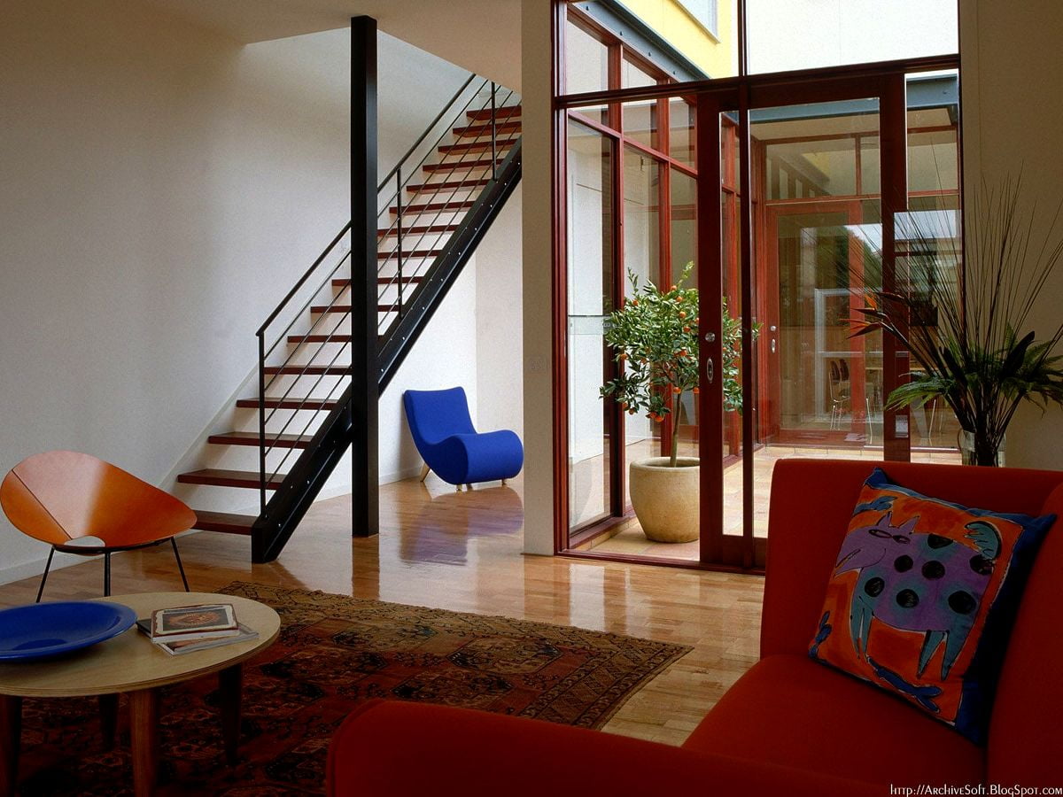 Interni Dal Design Moderno, Scale, Casa - sfondo | Scarica Immagini