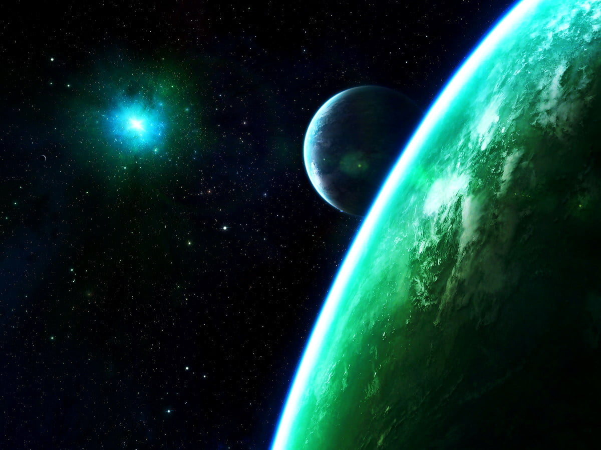 Immagine Spazio Esterno, Pianeta Terra, Luna | Scarica Gratis